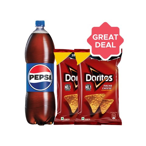Pepsi Soft Drink + Doritos Cheese Nachos Combo Price - Buy Online at ...