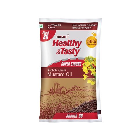 Emami Healthy & Tasty Super Strong Kachchi Ghani Mustard Oil Price ...
