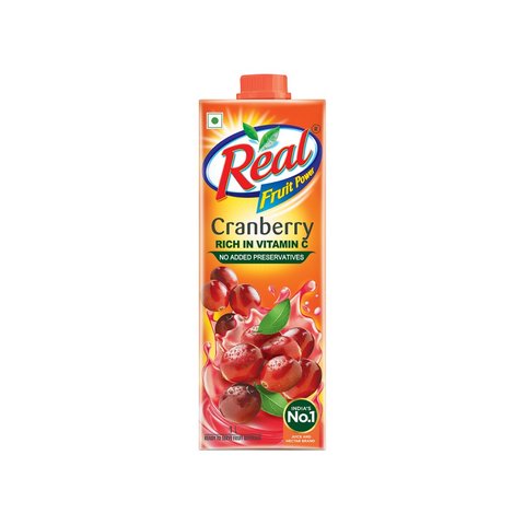 Real Fruit Power Cranberry Juice Price - Buy Online at ₹131 in India