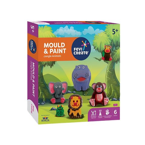 Pidilite Fevicreate Mould & Paint Art Kit for Kids (5+ years) Price ...