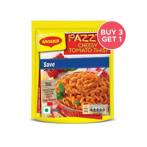 Maggi Cheesy Tomato Twist Instant Pasta - Buy 3 Get 1 Free Price - Buy ...