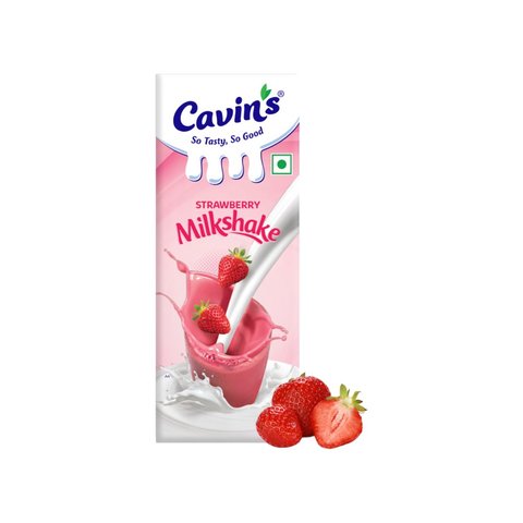 Cavin's Strawberry Milkshake Price - Buy Online at ₹36 in India