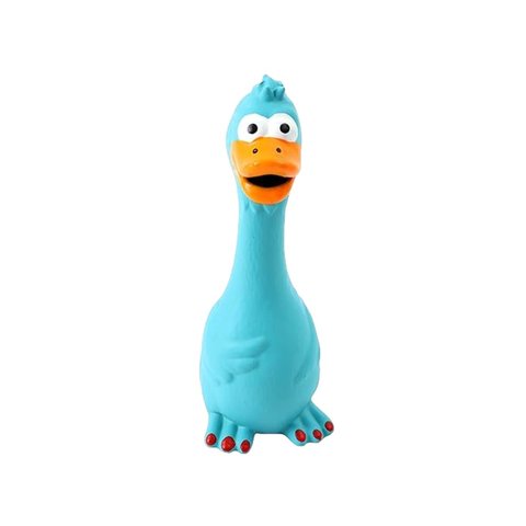 Foodie Puppies Natural Latex Rubber Duck Squeaky Toy (Blue) Price - Buy ...