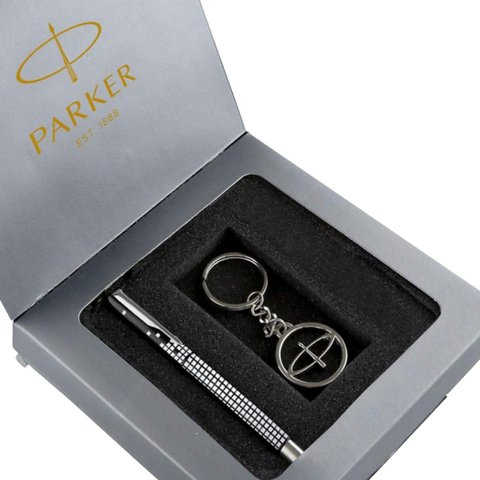 Parker Vector Special Edition Roller Ball Pen Gift Set With Keychain ...