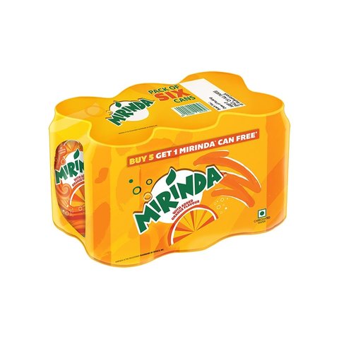 Mirinda Soft Drink Can - Pack of 6 Price - Buy Online at Best Price in ...