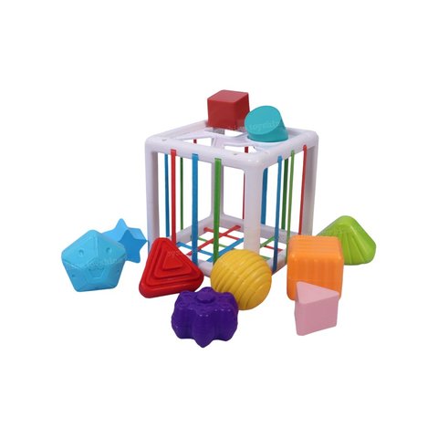 Toyshine Montessori Sensory Shape Sorter Activity Toy (Multicolour ...