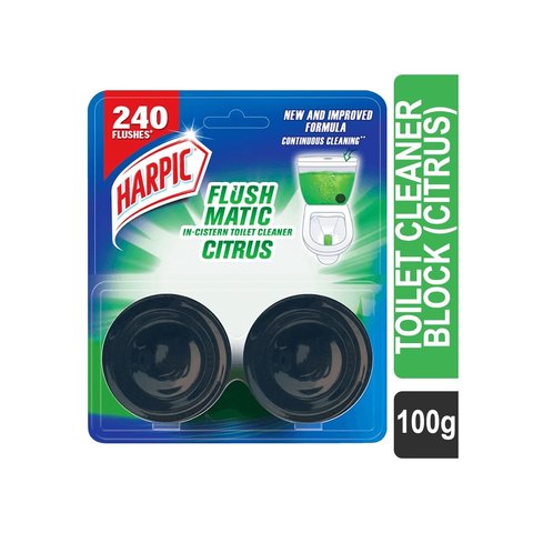 Harpic Flushmatic In-Cistern Toilet Cleaner Block (Citrus) Price - Buy ...