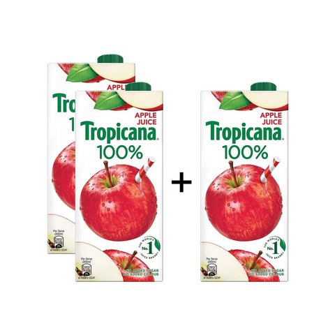 Tropicana Apple Juice - Buy 2 Get 1 Free Price - Buy Online at Best ...