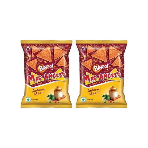 Bingo Mad Angles Achaari Masti Chips - Pack of 2 Price - Buy Online at ...