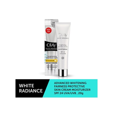 Olay White Radiance Brightening Intensive SPF 24 UVA/UVB Moisturizer ...