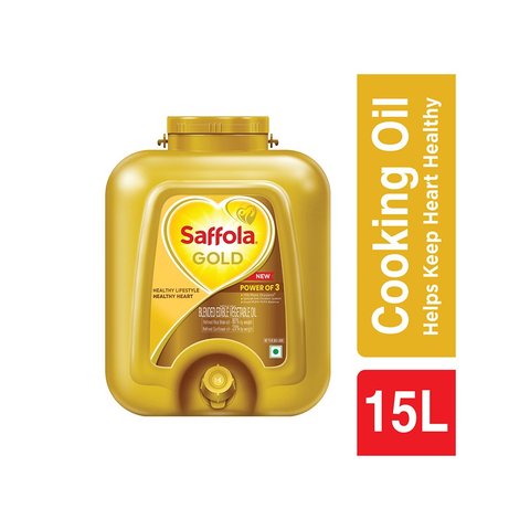 Saffola Gold Blended Cooking Oil (Healthy Lifestyle & Heart) Price ...