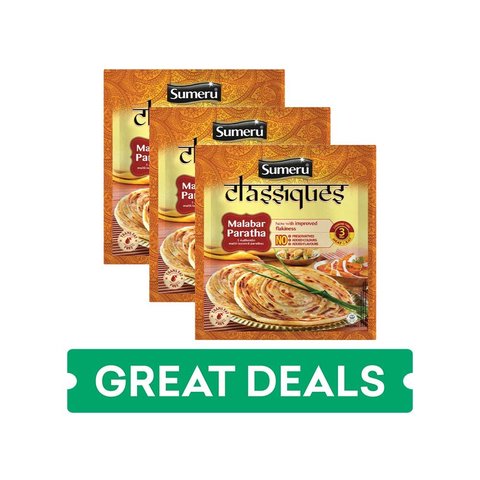 Sumeru Malabar Paratha (Frozen) - Pack of 3 Price - Buy Online at Best ...