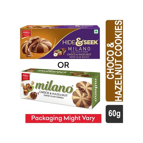 Parle Platina Milano Centre Filled Choco & Hazelnut Cookies Price - Buy ...
