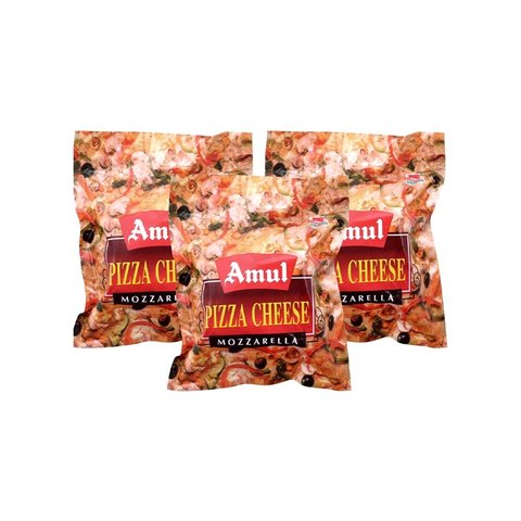 Amul Pizza Mozzarella Cheese Block - Pack of 3 Price - Buy Online at ...