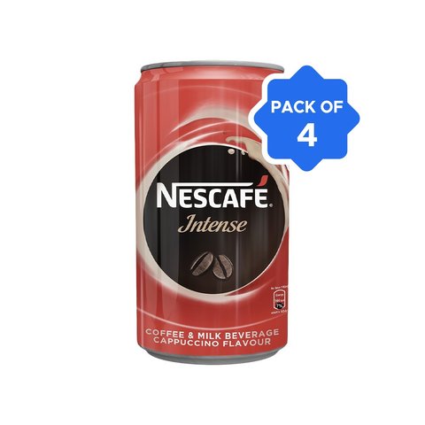 Nescafe Intense Cappuccino Cold Coffee - Pack of 4 Price - Buy Online ...