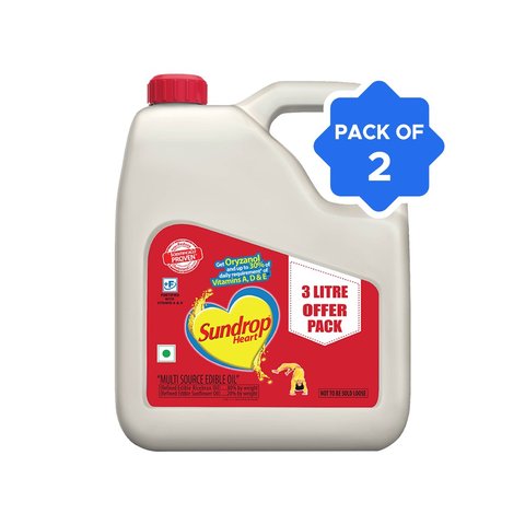 Sundrop Heart Blended Cooking Oil - Pack of 2 Price - Buy Online at ...