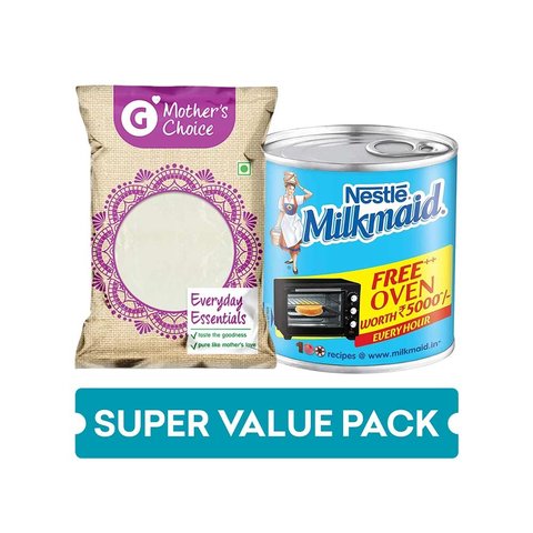 GMC Refined Wheat Flour/ Maida + Nestle Milkmaid Sweetened Condensed ...