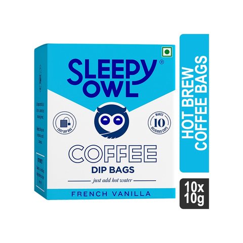 Sleepy Owl French Vanilla Hot Brew Coffee Price - Buy Online at ₹280 in ...