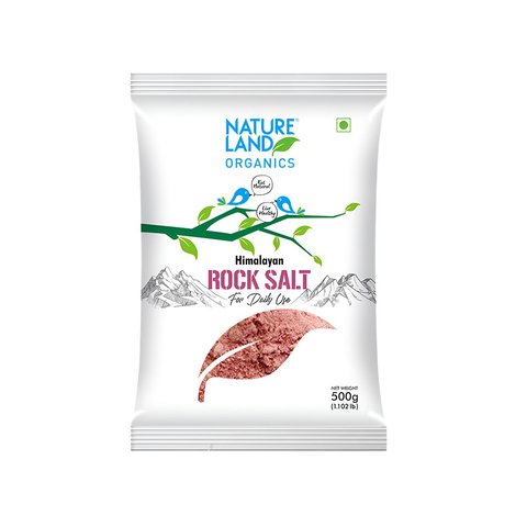 Natureland Himalayan Rock Organic Pink Salt Price - Buy Online at ₹45 ...