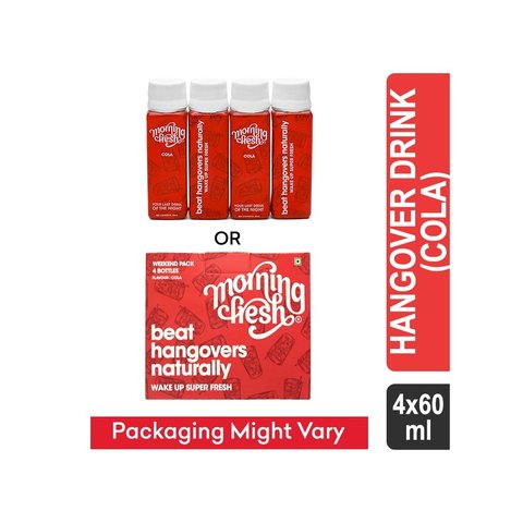 Morning Fresh Hangover Solution (Cola) - Pack of 4 Price - Buy Online ...