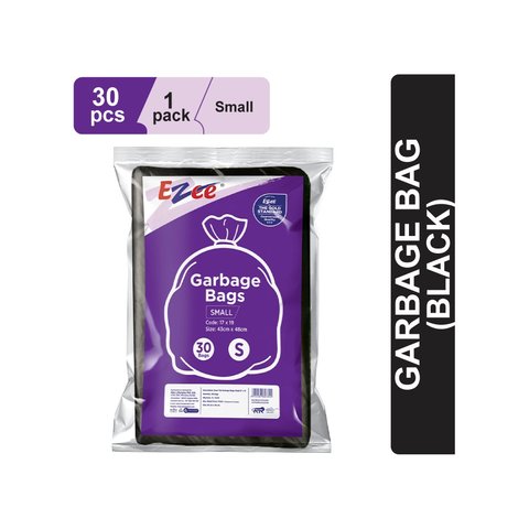 Ezee Premium Flat Garbage Bag (Small, Black) Price - Buy Online at ₹89 ...