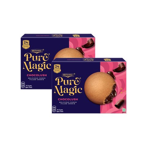 Britannia Pure Magic Chocolush Choco Filled Cookies - Pack of 2 Price ...