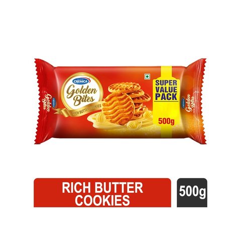 Cremica Golden Bites Rich Butter Cookies Price - Buy Online at Best ...