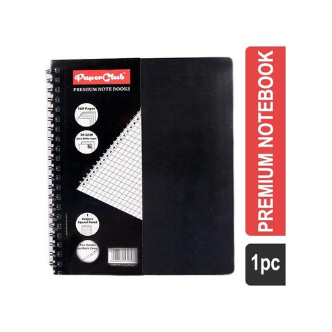 Paper Club Premium Square Line Notebook (160 Pages, Black) Price - Buy ...