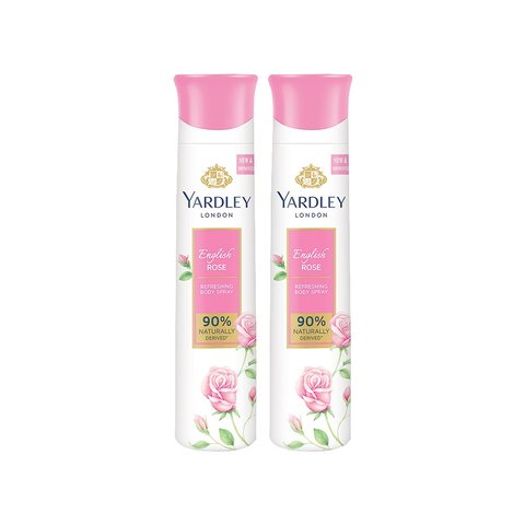 Yardley English Rose Refreshing Body Spray - Pack of 2 Price - Buy ...