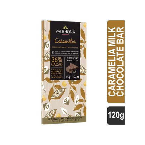 Valrhona Caramelia Milk Chocolate Bar (Crunchy Pearls) Price - Buy ...