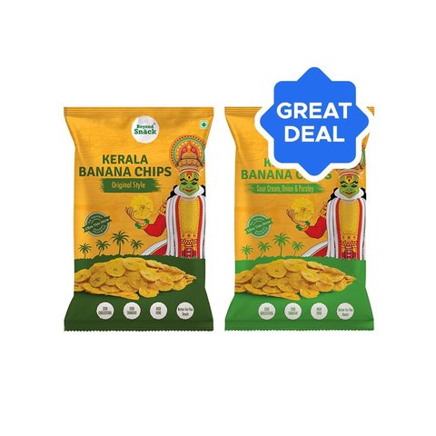 Beyond Snack Kerala Original Style Banana Chips + Beyond Snack Kerala ...