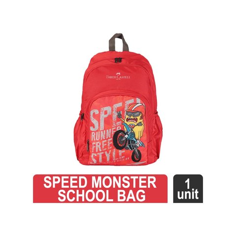 Faber-Castell P1 - Speed Monster School Bag (Red) Price - Buy Online at ...
