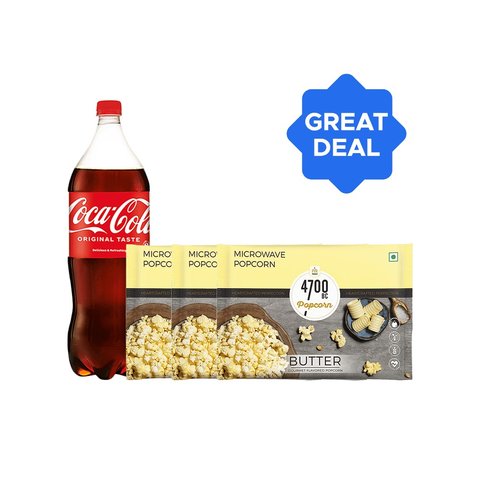 Coca-Cola Soft Drink + 4700BC Microwave Butter Popcorn Combo Price ...