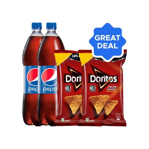 Pepsi Soft Drink + Doritos Cheese Nachos Combo Price - Buy Online at ...