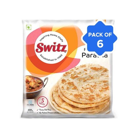 Switz Puff Dough Paratha (Frozen) - Pack of 6 Price - Buy Online at ...