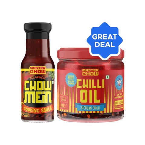 MasterChow Sichuan Chilli Oil + Chowmein Sauce Combo Price - Buy Online ...