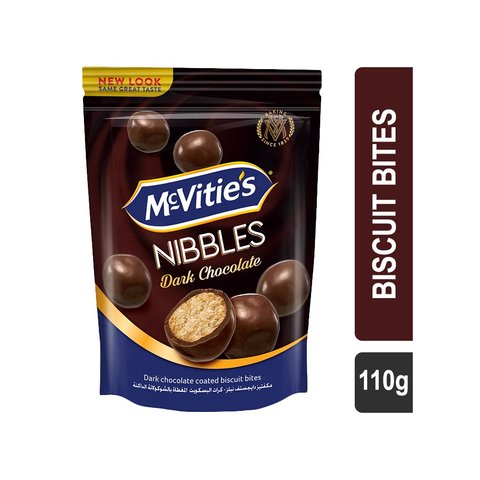 McVitie's Nibbles Biscuit Bites (Dark Chocolate) Price - Buy Online at ...