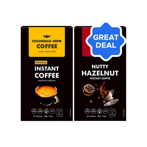 Colombian Brew Coffee Original Instant Coffee (Smooth & Strong ...