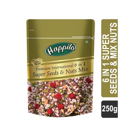 Happilo 6 in 1 Super Seeds & Mix Nuts Price - Buy Online at Best Price ...