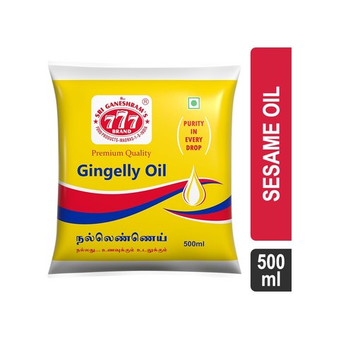 Sri Ganeshram's 777 Gingelly Oil / Sesame Oil Price - Buy Online at ...