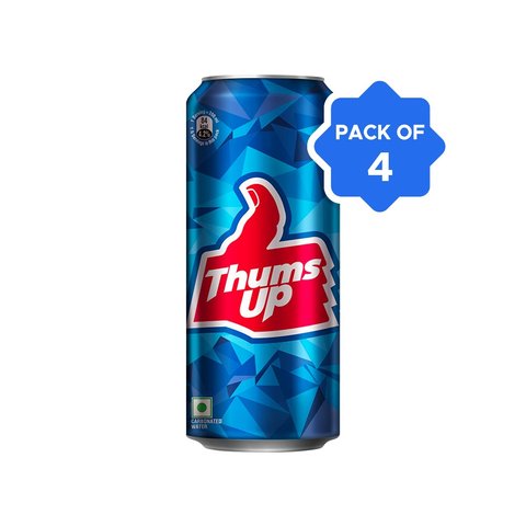 Thums Up Cola Soft Drink (300 ml) - Pack of 4 Price - Buy Online at ...
