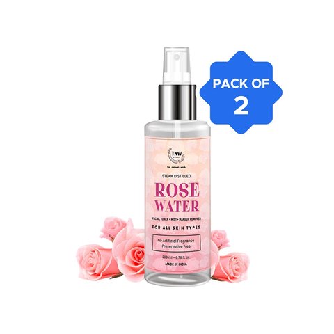 TNW The Natural Wash Steam Distilled Rose Water - Pack of 2 Price - Buy ...