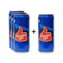 Thums Up Soft Drink (Can) - Buy 3 Get 1 Free Price - Buy Online at ₹90 ...