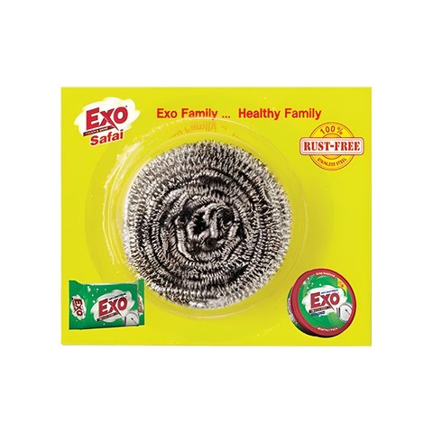 Exo Steel Scrubber Price - Buy Online at ₹14 in India
