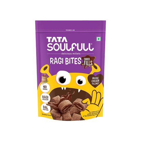Tata Soulfull Choco Fills Ragi Bites Cereal Price - Buy Online at ₹273 ...