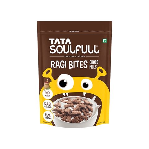 Tata Soulfull Choco Fills Ragi Bites Cereal Price - Buy Online at ₹273 ...