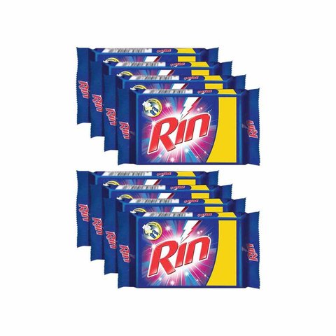 Rin Detergent Bar (75 g) - Pack of 8 Price - Buy Online at Best Price ...