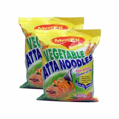 Maggi Nutri-licious Atta Instant Noodles - Pack of 2 Price - Buy Online ...