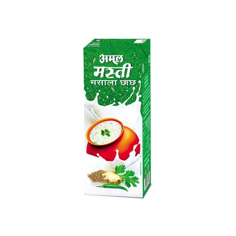 Buy Amul Masti Spiced Buttermilk (Tetra Pak) - Pack of 10 Online | blinkit