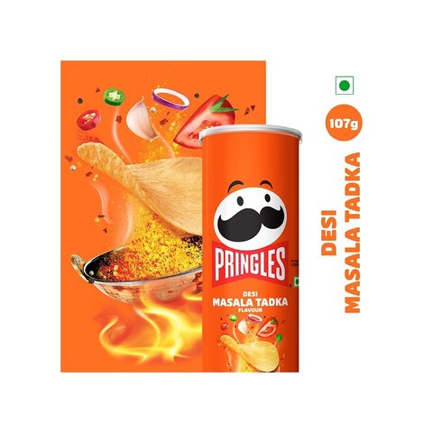 Pringles Desi Masala Tadka Potato Chips Price - Buy Online at ₹106 in India